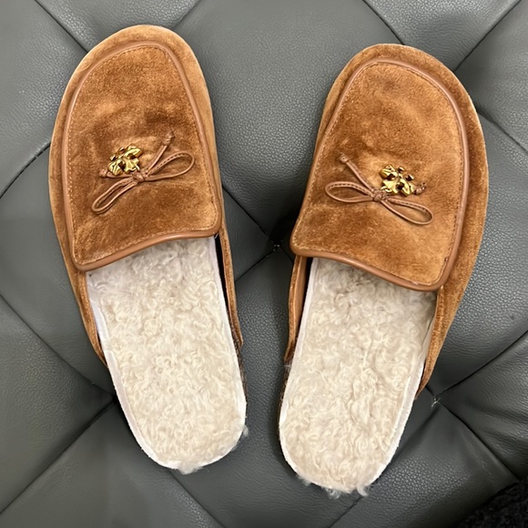 Tory Burch | Shoes | Tory Burch Charm Shearling Mule | Poshmark